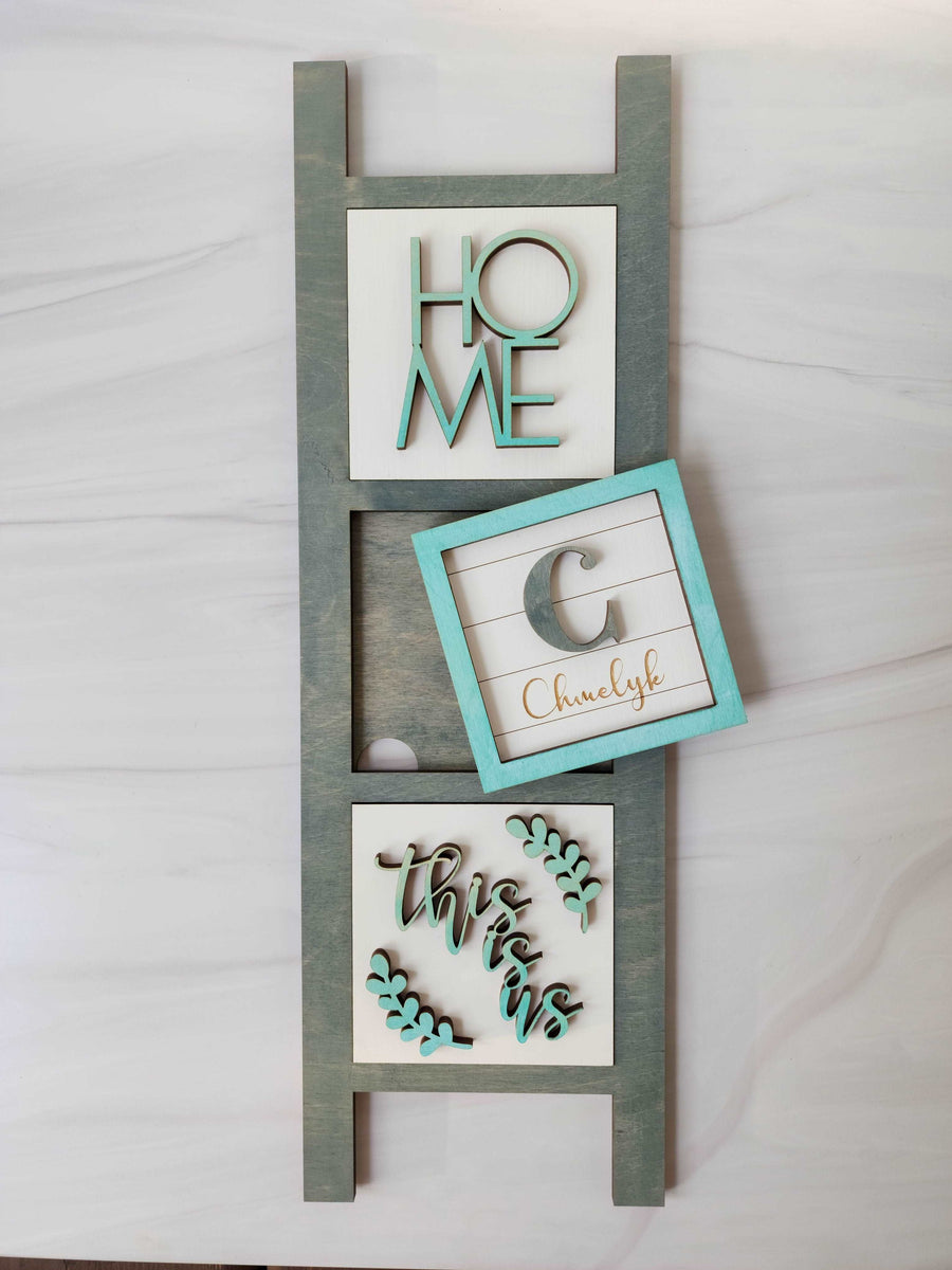 Leaning Ladder Interchangeable Display – Delaine Designs